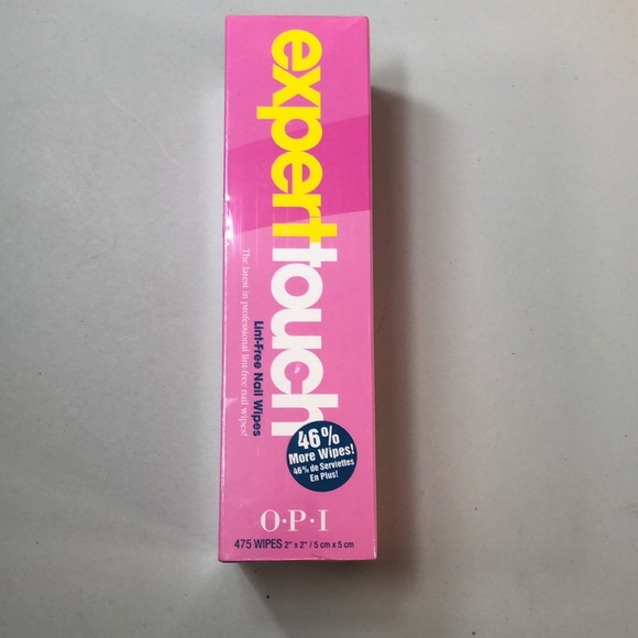 OPI | Makeup | Opi Expert Touch Lintfree Nail 2x 2 Wipes 475 Count 0 Lint Free | Poshmark